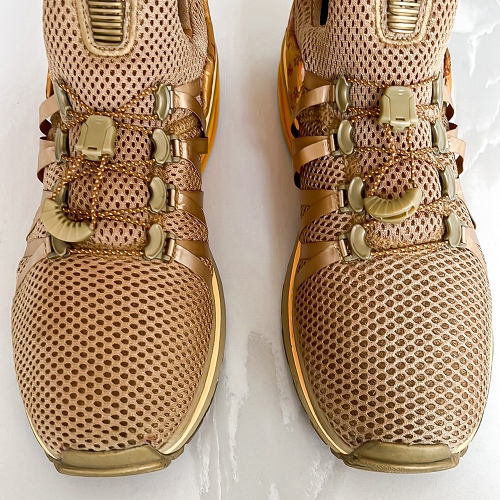 Nike Shox Gravity Metallic Gold Running Shoe Womens S… - Gem